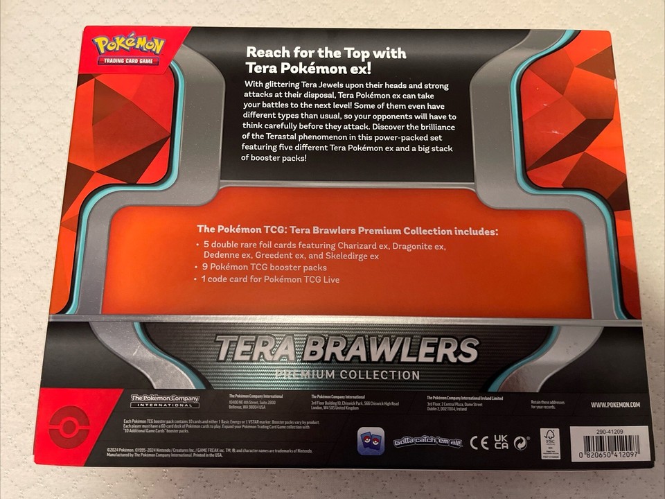 Pokemon Trading Card Game: Tera Brawlers Premium Collection Exclusive ...