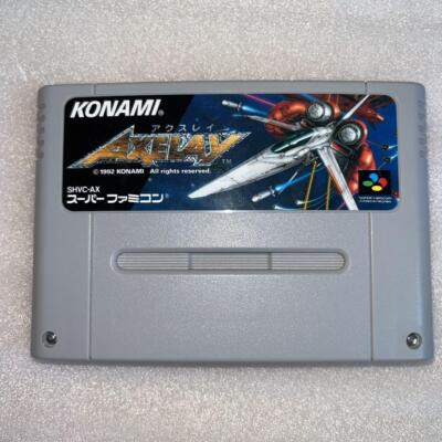Retro Game Axelay Super Famicom Nintendo Japan | eBay