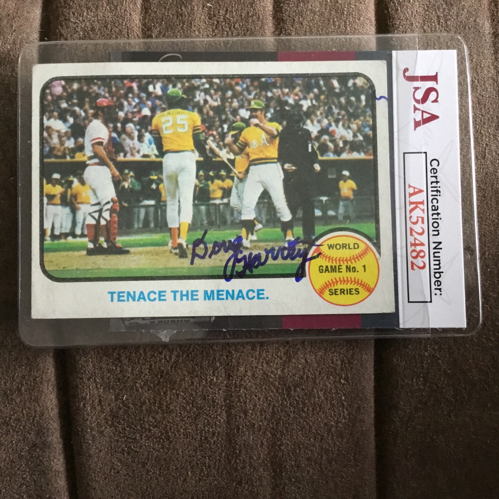 Autographed 1973 Topps Doug Harvey HOF JSA STICKER & CERT | eBay