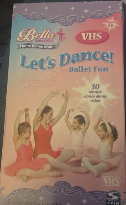 VHS Bella Dancerella Let's Dance! Ballet Fun (VHS, 2003) Home Ballet ...