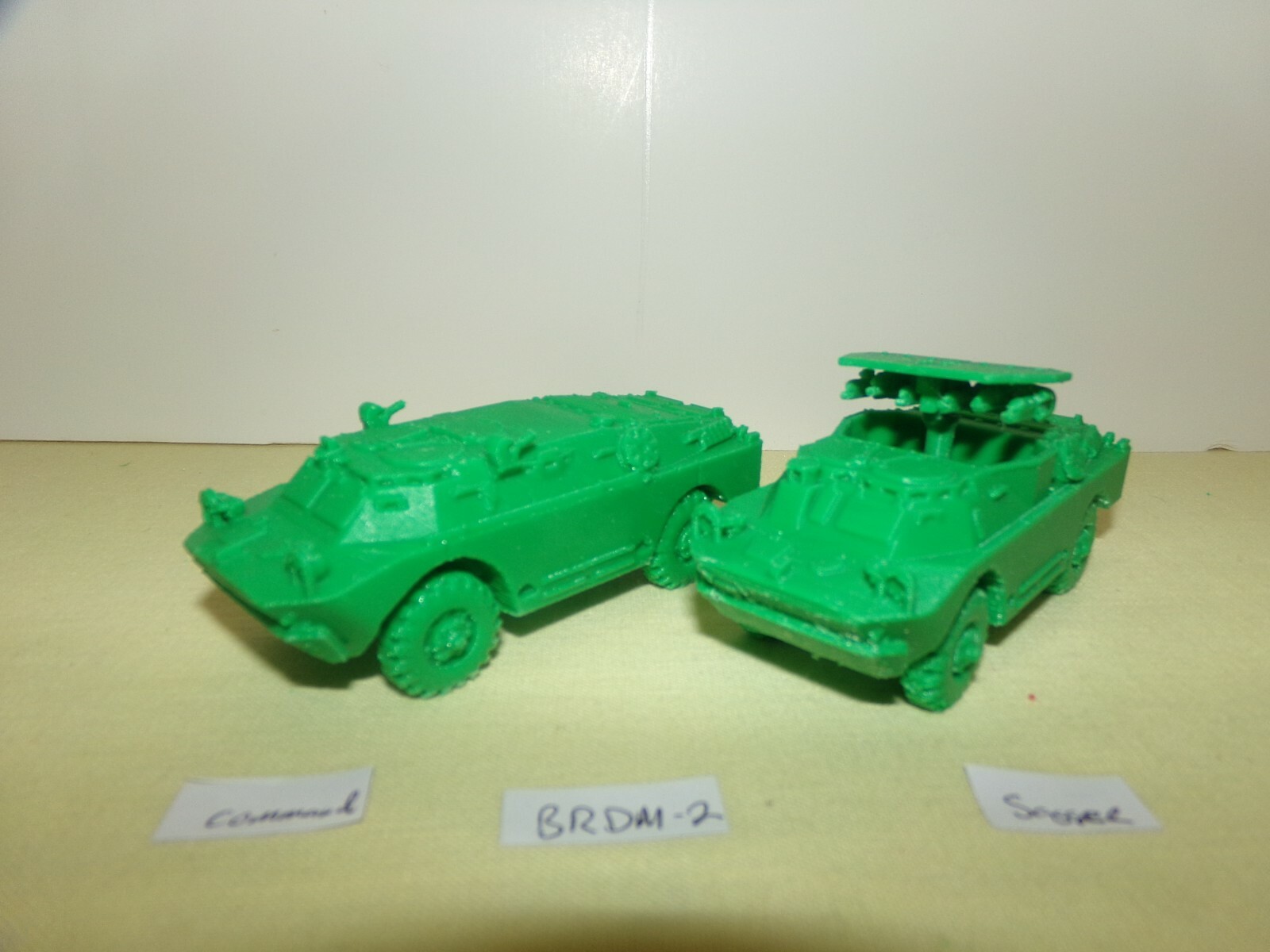 Two 1:56 scale BRDM-2 Command and Sagger: suitable for Bolt action ...