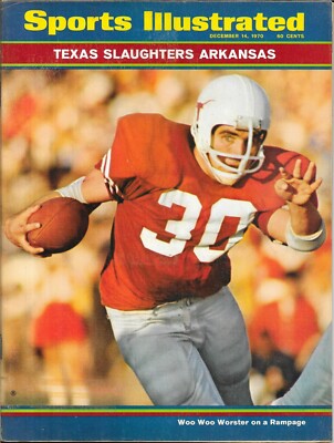Sports Illustrated 1970 STEVE Woo Woo WORSTER Texas Longhorns CHAMPIONS ...