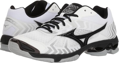 Mizuno Wave Bolt 7 Mens White-Black, sz 8 White/Black | eBay