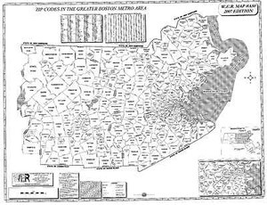 Downtown Boston Zip Code Map - Map