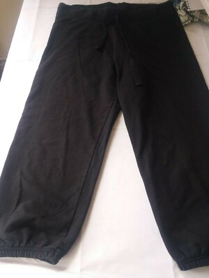 Cute Boxercraft Girls Sweatpants Medium black Draw String B1-32 | eBay