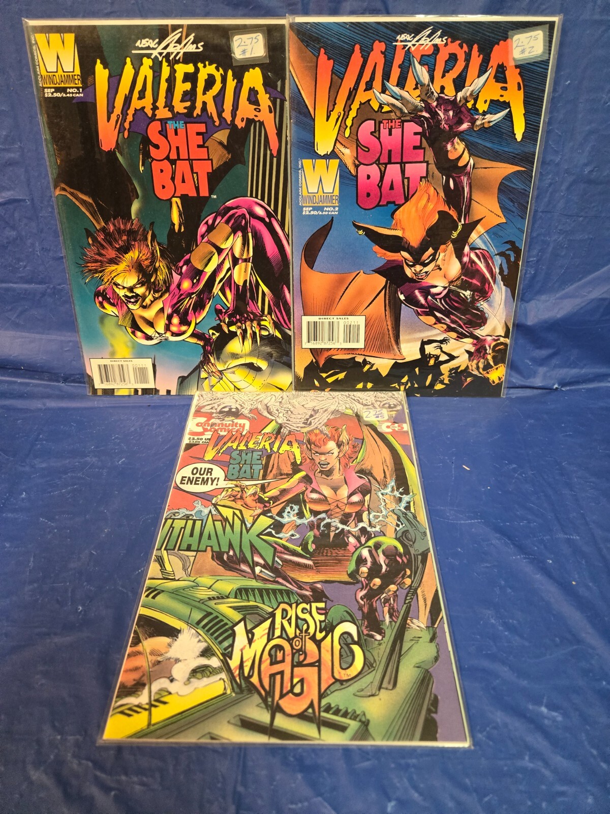 Valeria the She-Bat #1-2 complete series + #5 Neal Adams - Windjammer ...