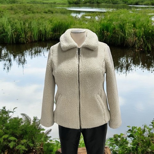 Sebby Collection Sherpa Fleece XL Jacket Cozy Winter Warmth Plush ...