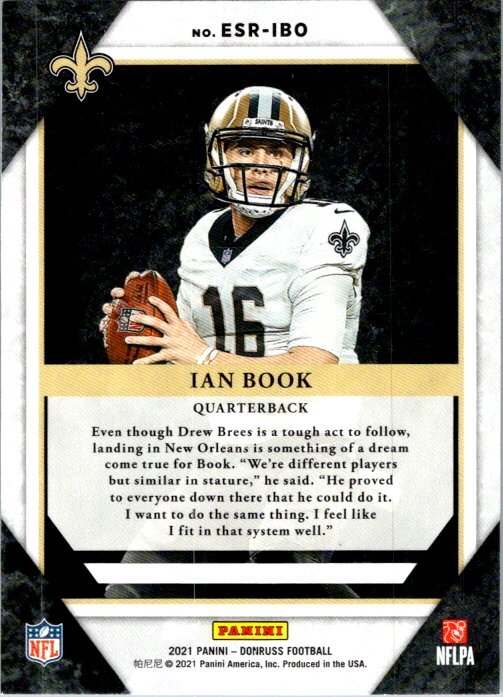 2021 Donruss #ESR-IBO Ian Book Elite Series Rookies | eBay