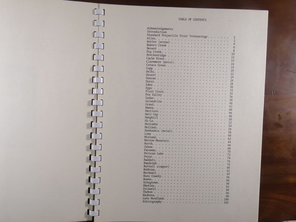 Hard to find Classic 1971 Book: American Indian Projectile Points, 1979 ...