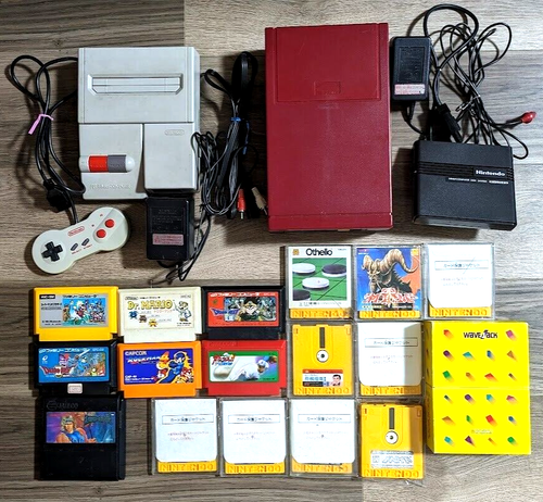 New Famicom, Disk System console, working condition, 21 games included ...