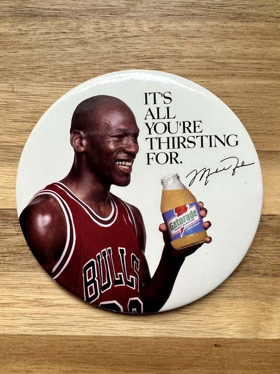 Jordan Drinking Gatorade