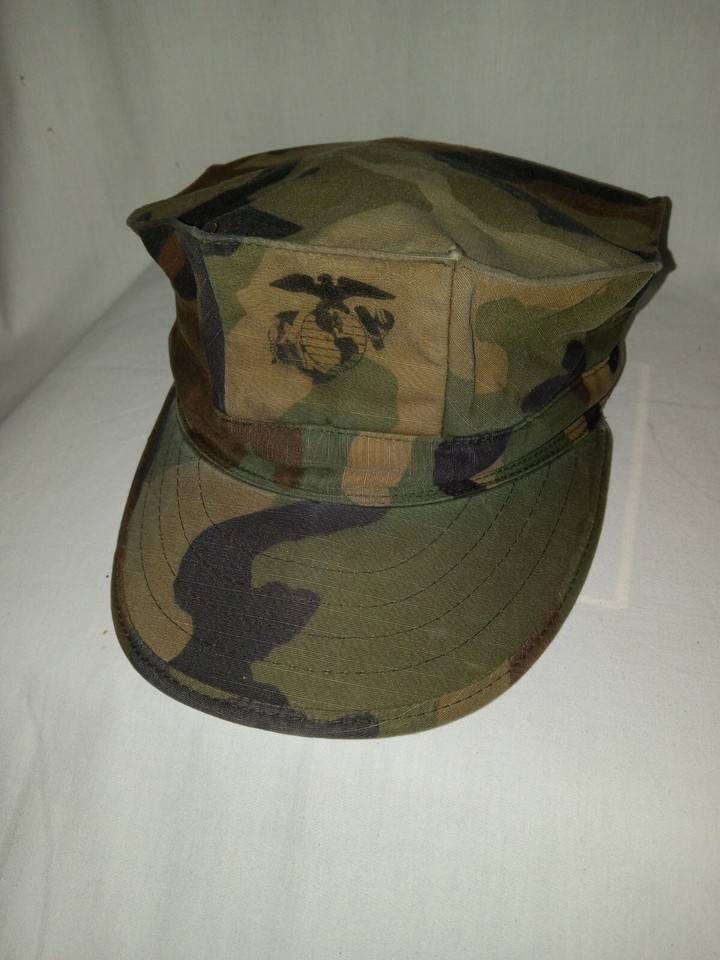 Marine Corps Utility Cover Hat- USMC 8-Point Hat - USGI X Small | eBay