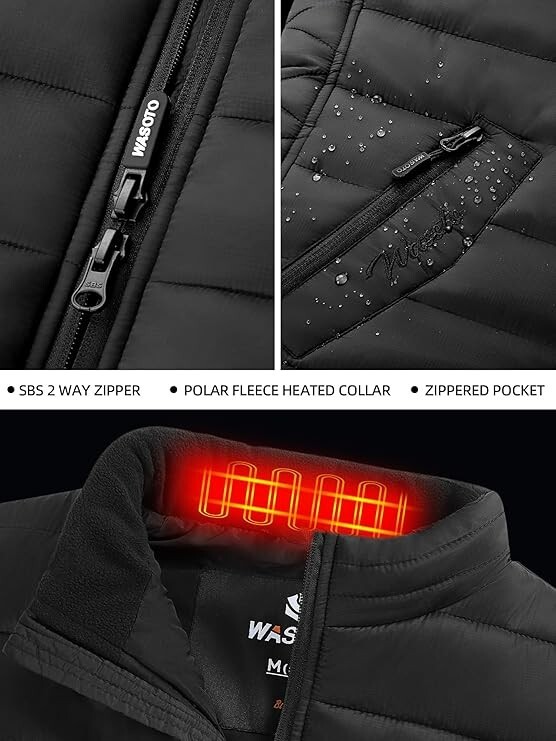 Heated Vest Women 16000mAh Battery Pack Charger Included Rechargeable ...