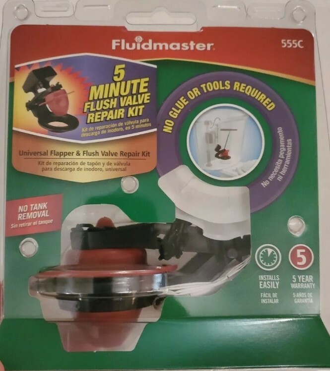 Fluidmaster Flusher Fixer Toilet Valve Repair Kit 555C for sale online ...