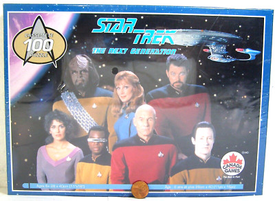 Canada Games 100pc Puzzle Star Trek TNG Cast 1993 Canada 30810-2 T2J | eBay