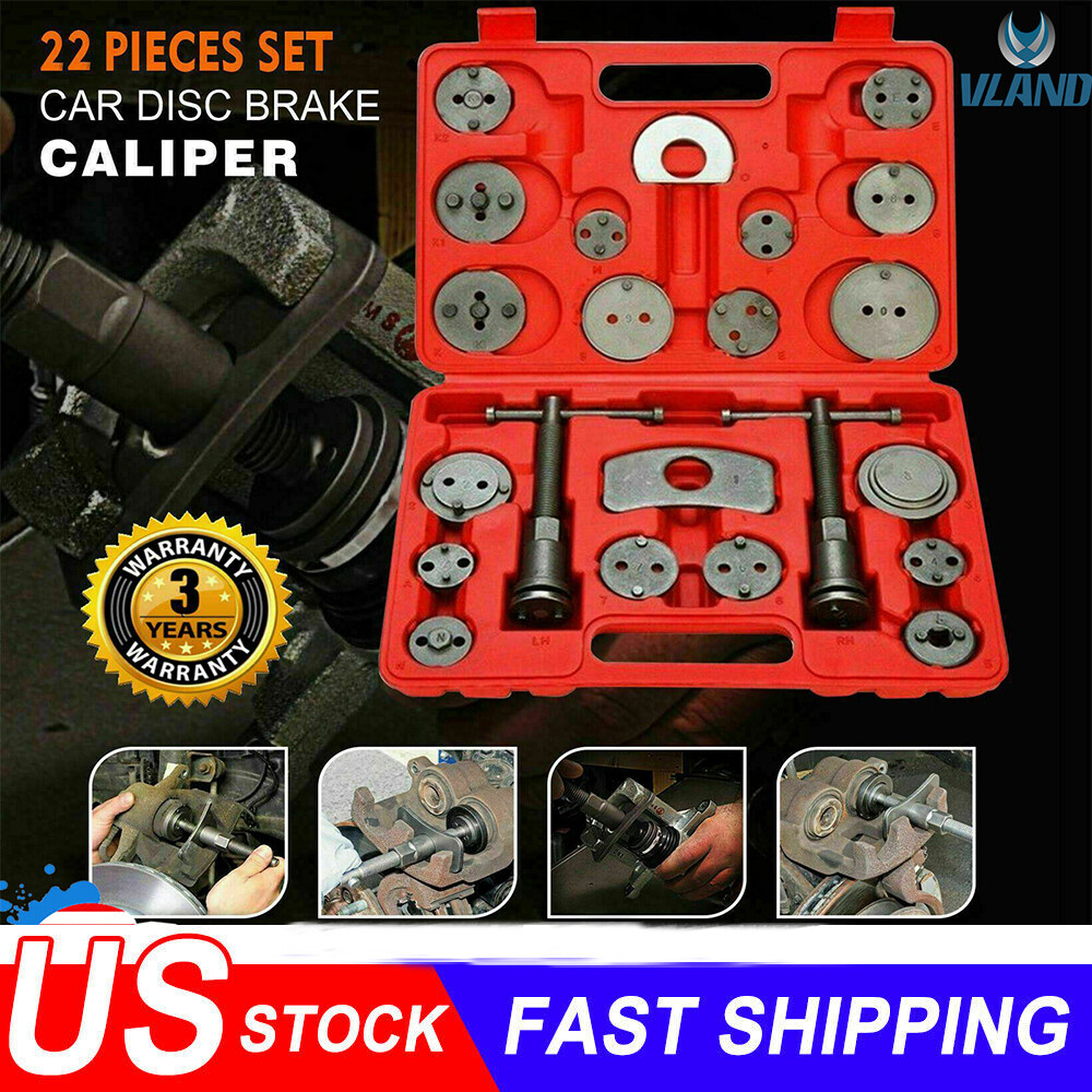 22X Disc Brake Caliper Wind Back Tool Kit Piston Pad Compressor Rewind ...