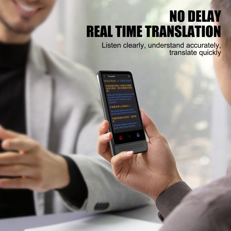 Portable Language Translator Device 137 Languages Voice Translating ...