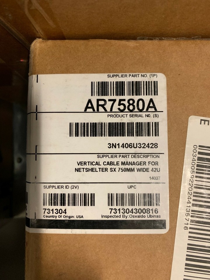 APC AR7580A Schneider Electric Kabelmanager für NetShelter Rack | eBay