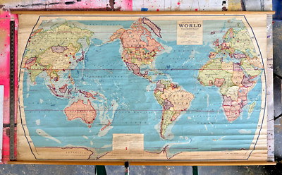 World Maps - Antique School Map