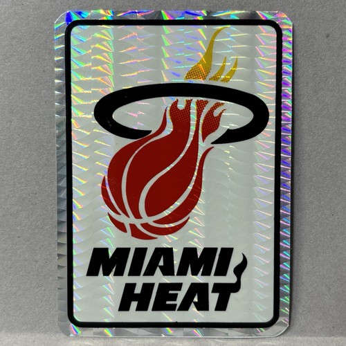 Miami Heat Vintage NBA Prismatic Vending Sticker Basketball | eBay