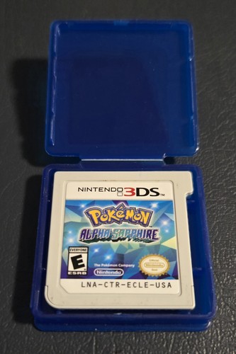 Nintendo 3DS Pokemon Alpha Sapphire Video Game NO Case NO Manual TESTED ...