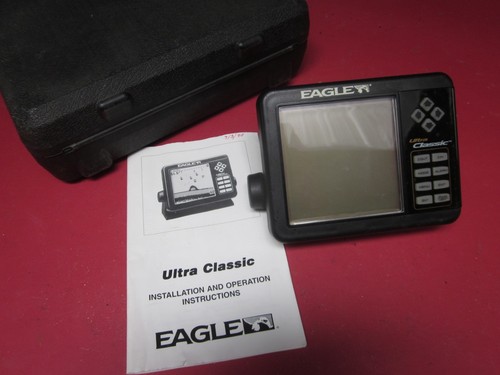 Eagle Ultra Classic depth finder in case w/ directions | eBay