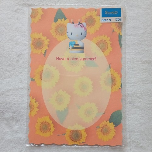Sanrio Hello Kitty Postcards - Honeybee Sunflower - Vintage Rare - 7 ...