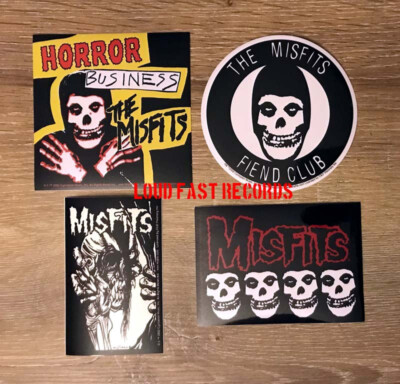 MISFITS HORROR BUSINESS FIEND CLUB STICKER SET DECAL LOT official ...