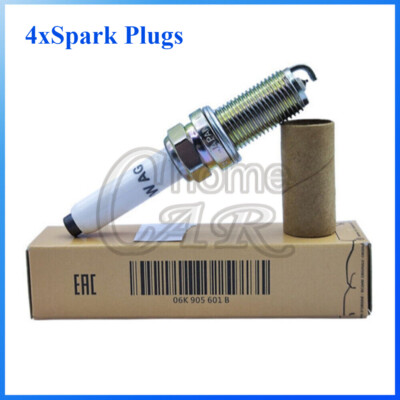 Set of 4 Spark Plugs For Audi Q7 Q5 A7 Volkswagen Porsche Macan 1.8L ...