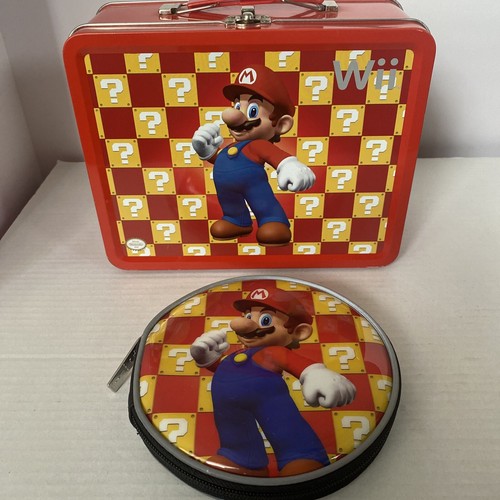 Super Mario Question Mark Block Metal Lunchbox Nintendo Wii Promo W ...