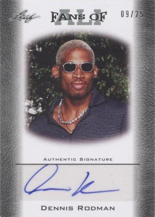 2011 Leaf Ali The Greatest - Fans of Ali Dennis Rodman #FAU-10 Silver ...