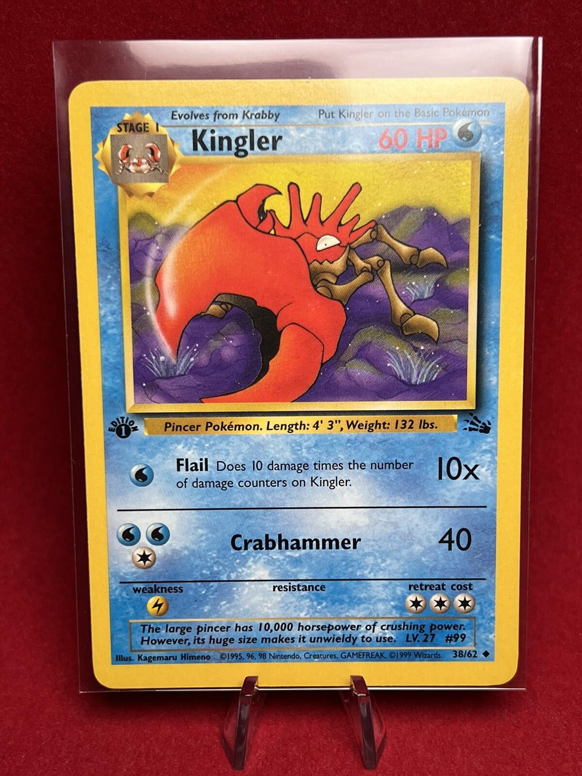 Kingler Pokemon Card - Printable Cards