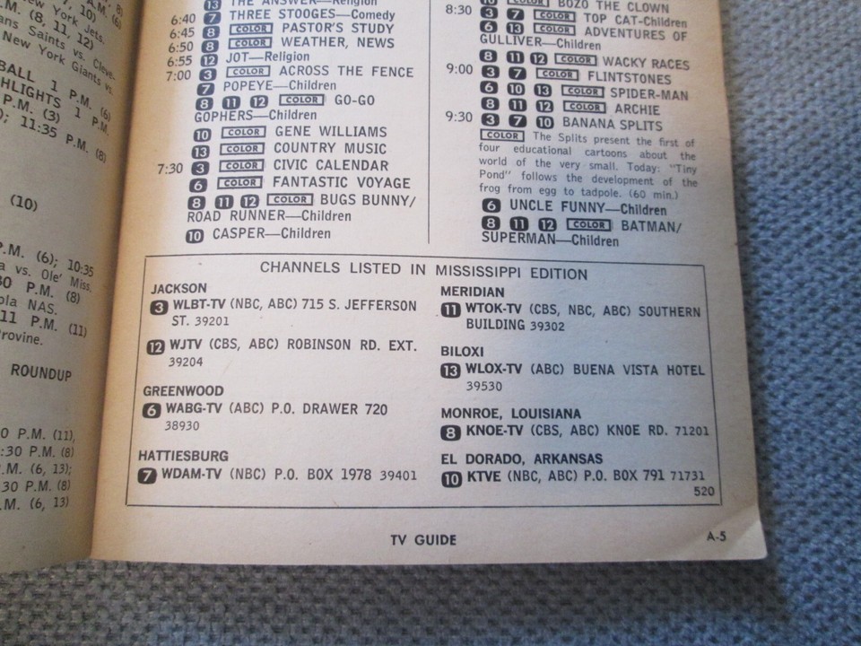 TV GUIDE 1968 November 9-15 Barbara Feldon Get Smart Bride James Garner ...