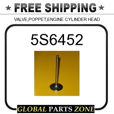 5S6452 - VALVE,POPPET,ENGINE CYLINDER HEAD 2W2621 4W1670 for ...