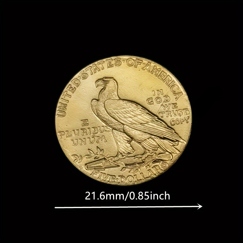Eagle Gold Coin Replica, Challenge Coin - Commemorative Coin with Lucky ...