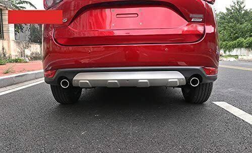 For Mazda CX-5 2017-2021 Silver Steel Rear Bumper Diffuser Spoiler ...
