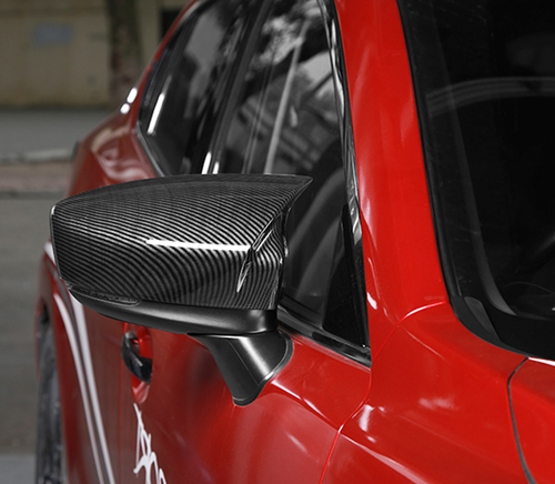 For Mazda 6 Atenza 2018-2021 Carbon Fiber Horn Side Rear View Mirror ...