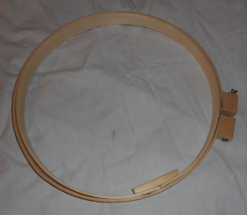 Wood Bamboo Quilt Hoop 14" x 1" for Quilting or Embroidery Wing Nut ...