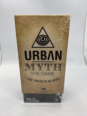 Urban Myth The Game, Ages 14+, Party Or Family Trivia Night Game, Cards ...