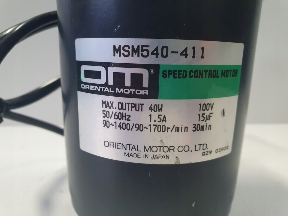 Motor OM MSM540-411 100V 40W / # 5 8A2 2381 | eBay