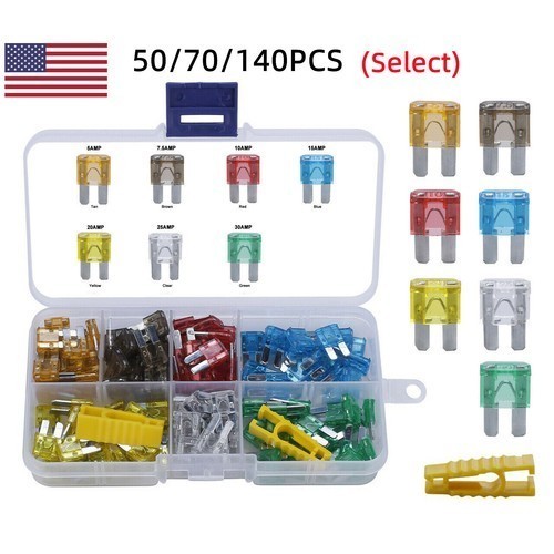 140pcs ATR Micro2 Blade Fuses Assorted Kit Car Truck 30A 25A 20A 15A ...