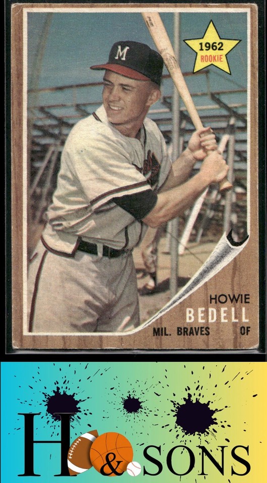 1962 Topps #76 Howie Bedell | eBay