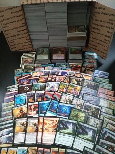 4,000 + Magic the Gathering MTG Collection Lot RARES, FOILS UN/C/ Bulk ...