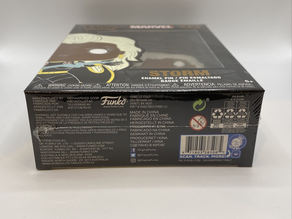 FUNKO POP PIN ~Marvel ~ Storm #12 Enamel Pin ~ new in sealed box | eBay