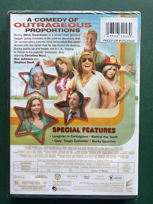 Bucky Larson: Born to Be a Star (DVD) Christina Ricci, MINT, SEALED ...