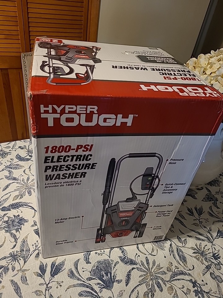 Hyper Tough ABW-VDC-1800A Brand Electric Pressure Washer 1800PSI New ...