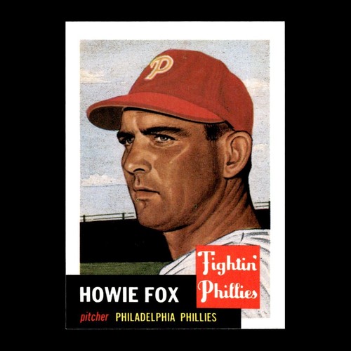 Howie Fox 1991 Topps Archives 1953 Philadelphia Phillies #22 NM-MT GM 3 ...