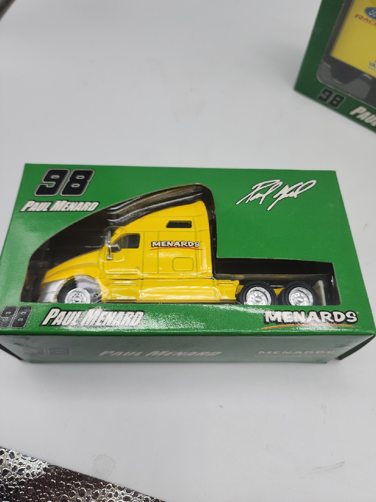 Menards #98 Paul Menard Yellow Yates Racing Semi Truck Tractor Trailer ...