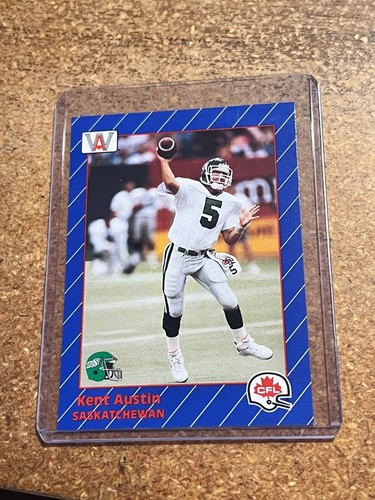 1991 AW Sports CFL Football # 73 Kent Austin | eBay