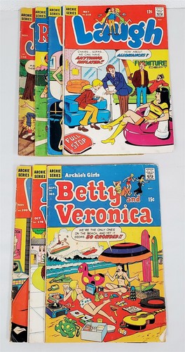 N-920 60/70S ARCHIE SERIES COMICS-JUGHEAD, REGGIE & ME, LAUGH, BETTY ...